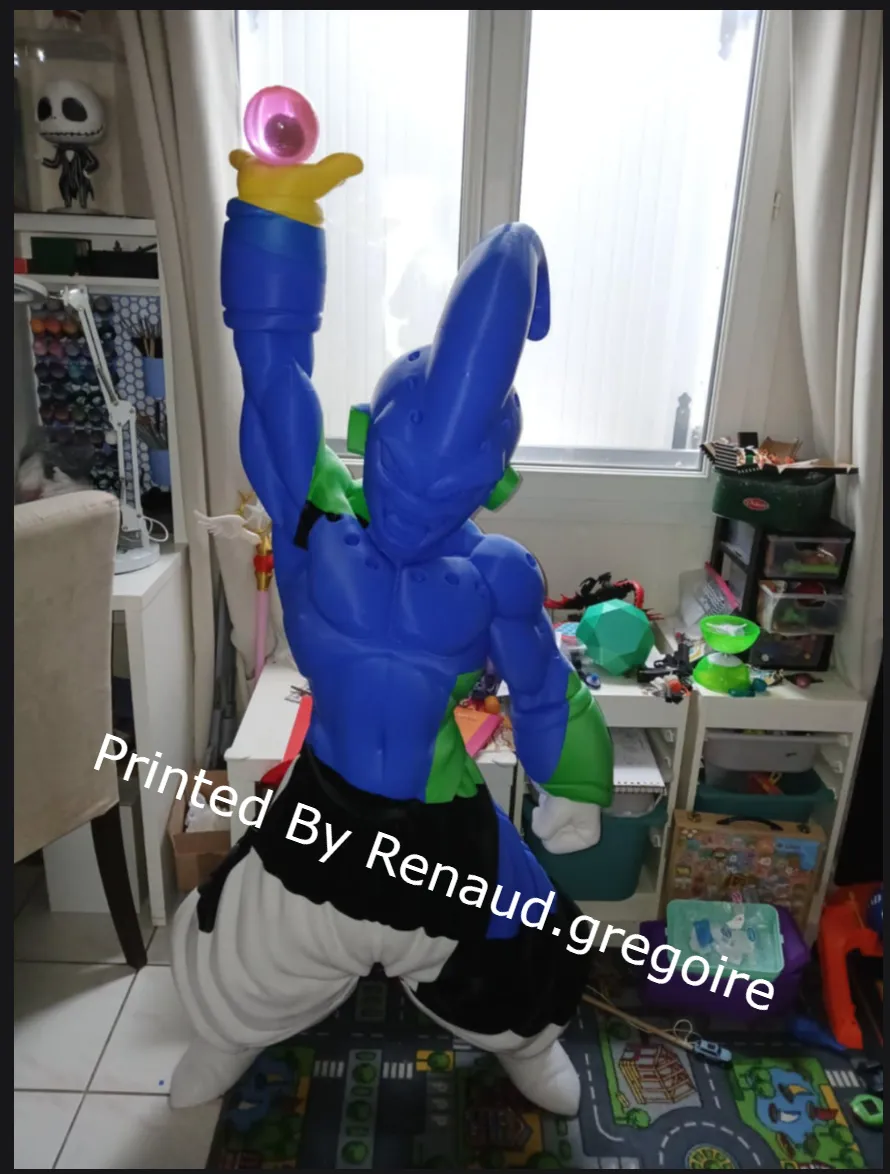 Kid Majin Buu Life-Size 3D Model by Ryan MakerWorld: Download Free 3D Models