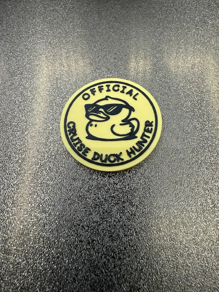 OFFICIAL CRUISE DUCK HUNTING COIN - Free 3D Print Model - MakerWorld