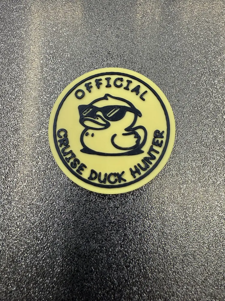 OFFICIAL CRUISE DUCK HUNTING COIN - Free 3D Print Model - MakerWorld