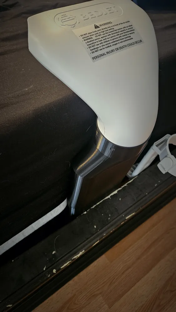 Bed Jet Thin/Flat Hose Tube fit Between Footboard - Free 3D Print Model ...
