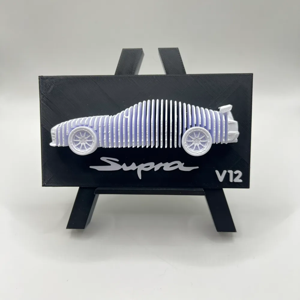 Layered Sculpture Supra V12 Toyota by Teocin MakerWorld: Download Free ...