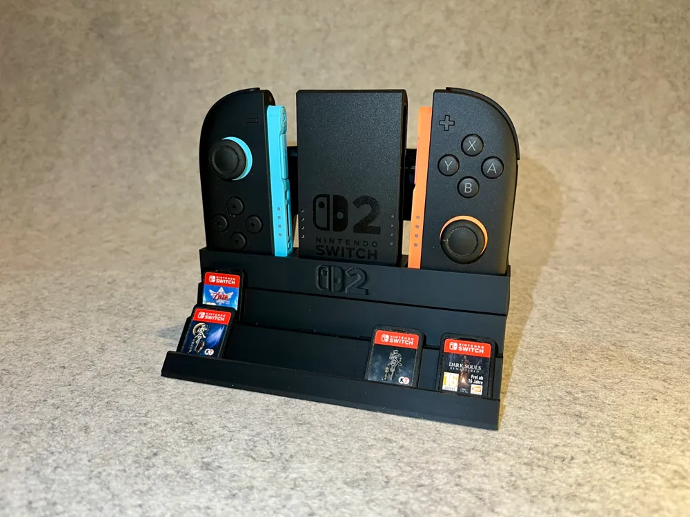 Stand holder for Nintendo Switch 2 grip and joycon by design3d ...