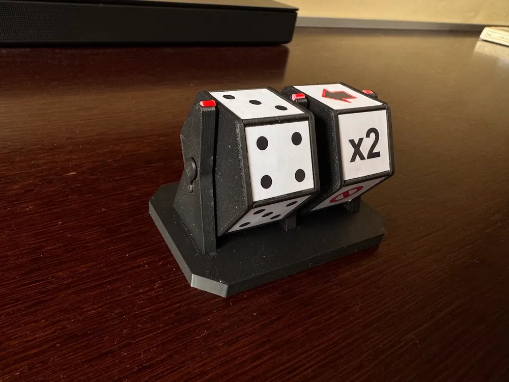 Customizable Double Dice with Magnetic Alignment by CiiiP - MakerWorld