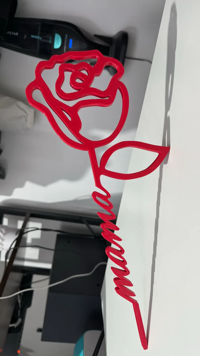 Rosa Regalo Día de la Madre by EjocarDesigns MakerWorld: Download Free ...