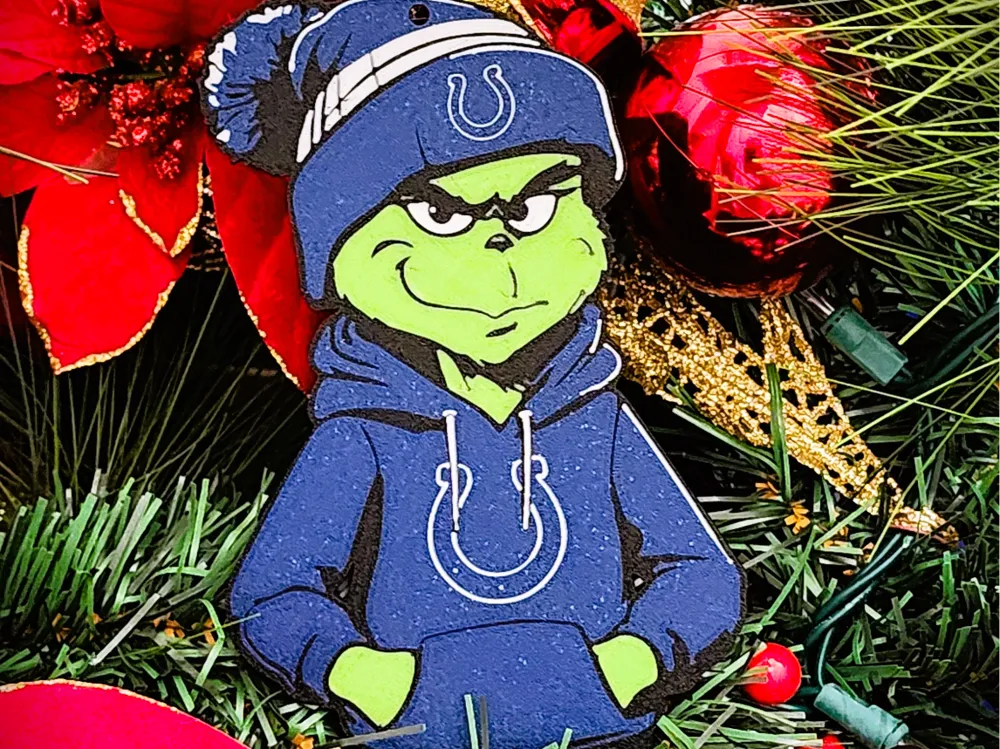 Grinch Colts Ornament by Ray - MakerWorld