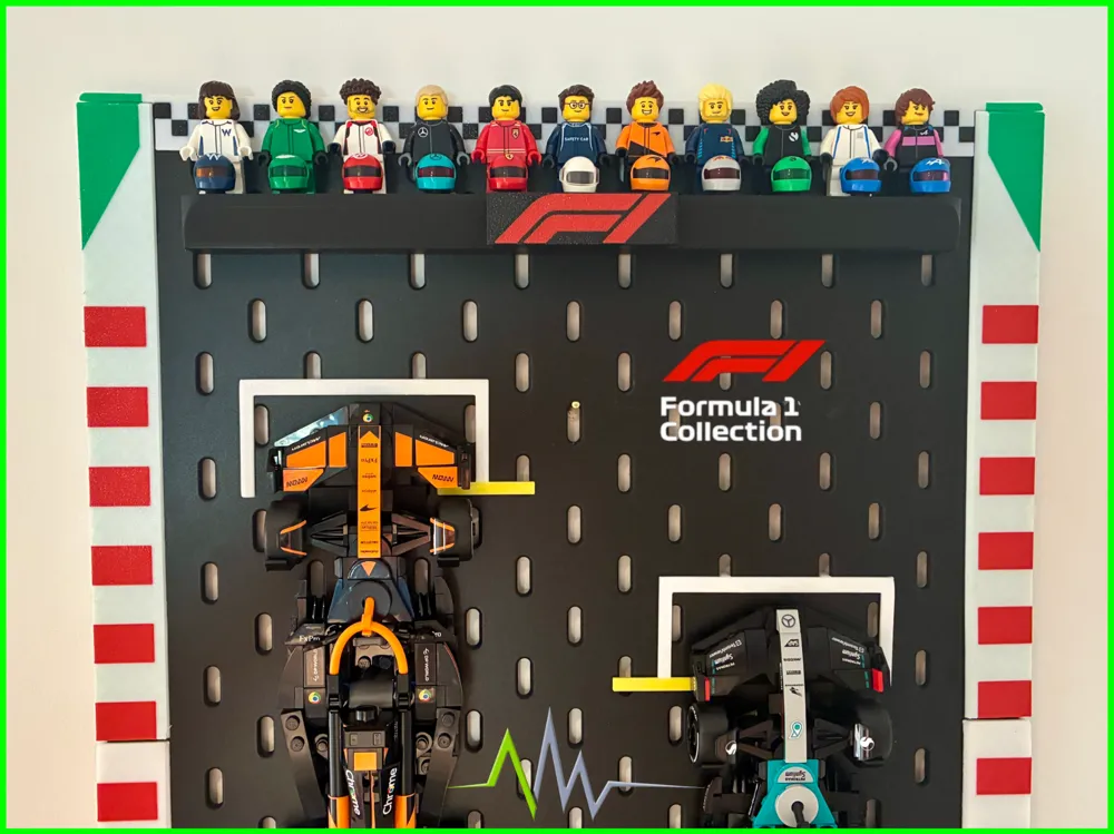 F1 Minifigure Mount for Ikea SKÅDIS by AM Design MakerWorld: Download ...