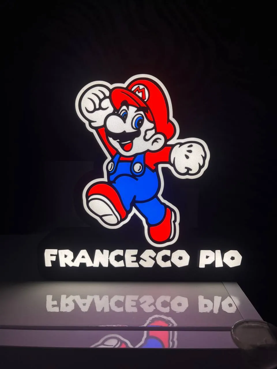 Super Mario Text Lightbox - Free 3D Print Model - MakerWorld