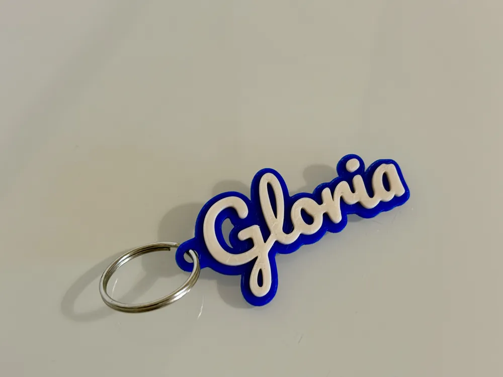 Keychain with NAME, customize with YOUR NAME - Free 3D Print Model ...