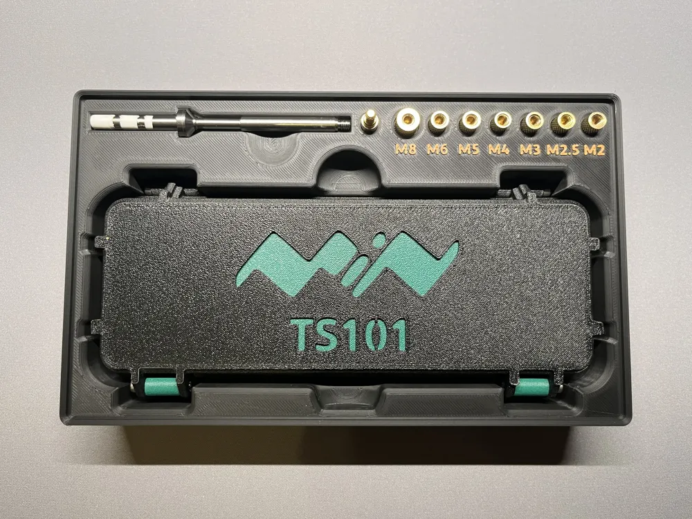 TS101 Case And Threaded Insert Tip Gridfinity Bin - Free 3D Print Model ...
