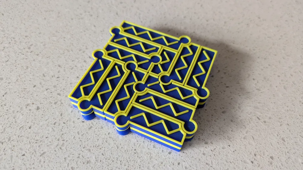 Fidget Puzzle Medium - 6x6 by Bungleboy MakerWorld: Download Free 3D Models