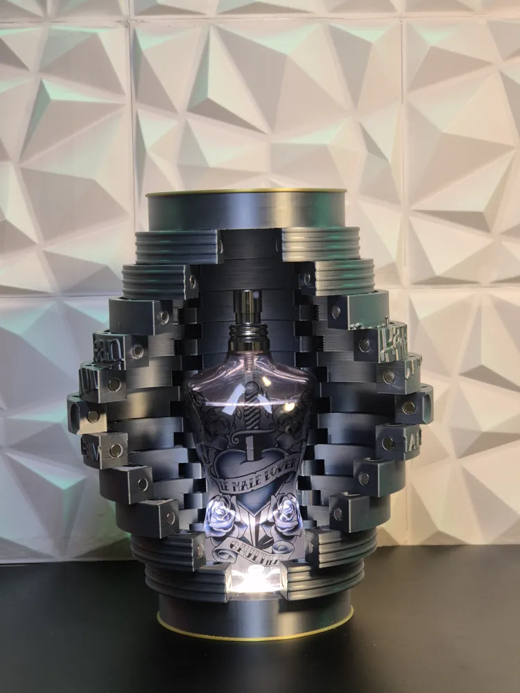 Jean Paul Gaultier Folding door display box - Free 3D Print Model ...