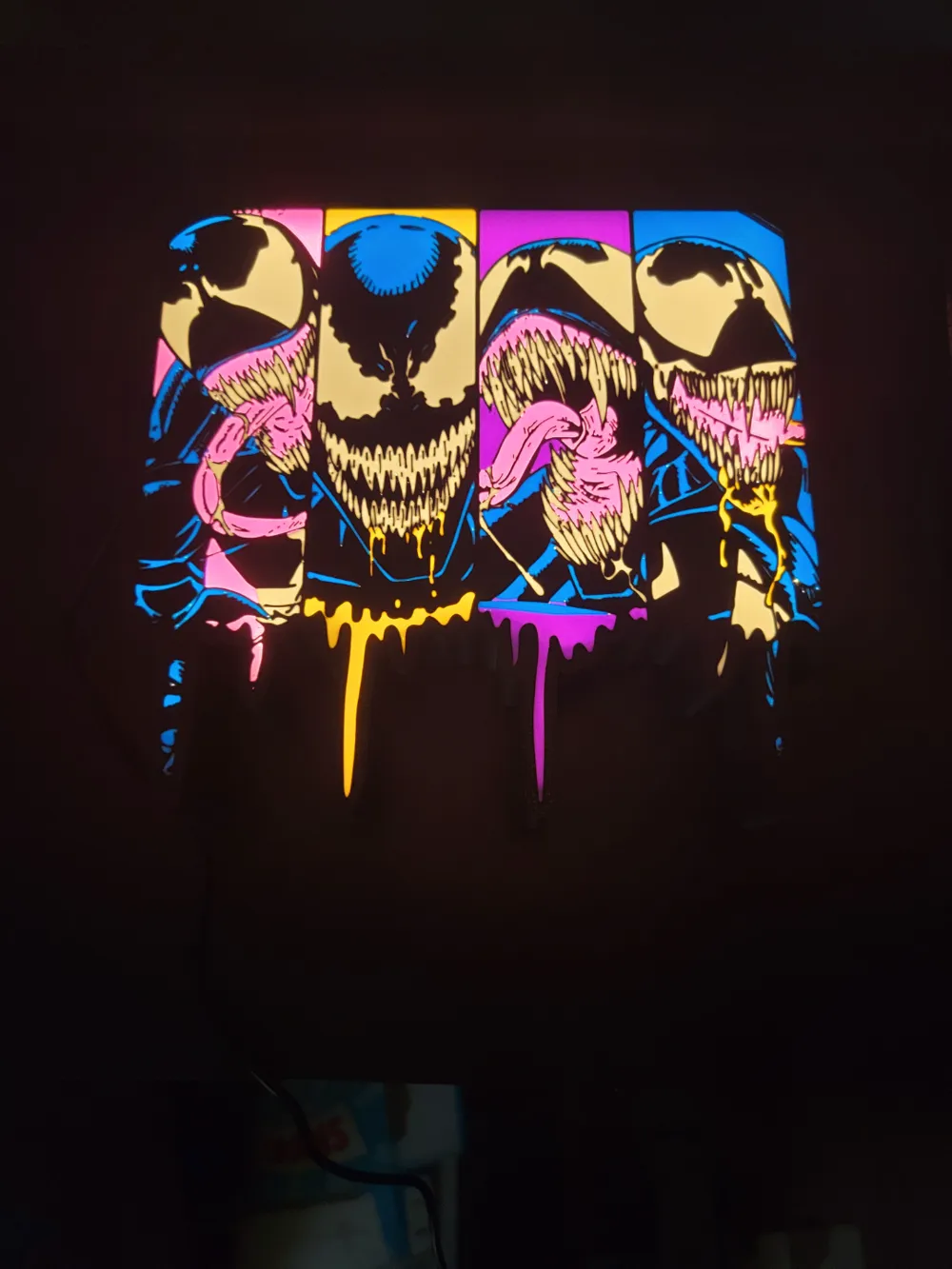 Venom Comic Strip LED Lightstrip by Ronzoguy - MakerWorld