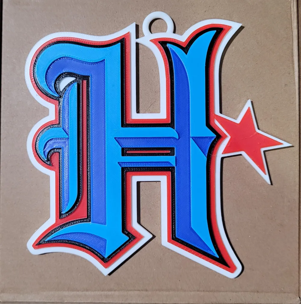 TEXANS 2024 HTOWN BIG STAR MOD 3DLogo 180mm series - Free 3D Print ...