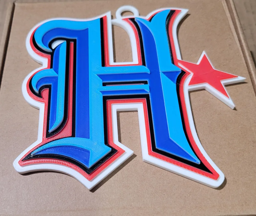 TEXANS 2024 HTOWN BIG STAR MOD 3DLogo 180mm series - Free 3D Print ...