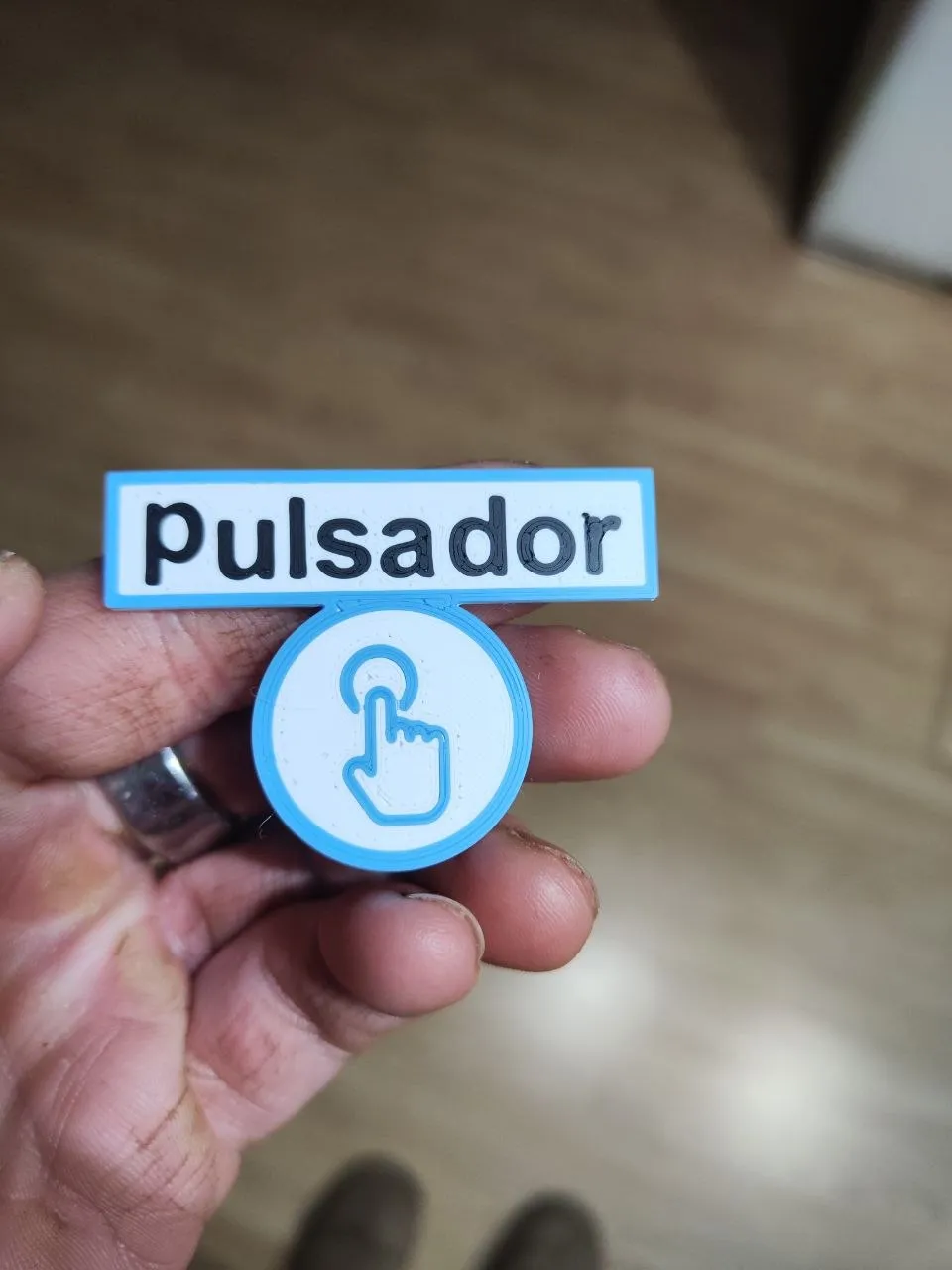 Push Button Poster Your Name-PUSH BUTTON POSTER NAME - Free 3D Print ...