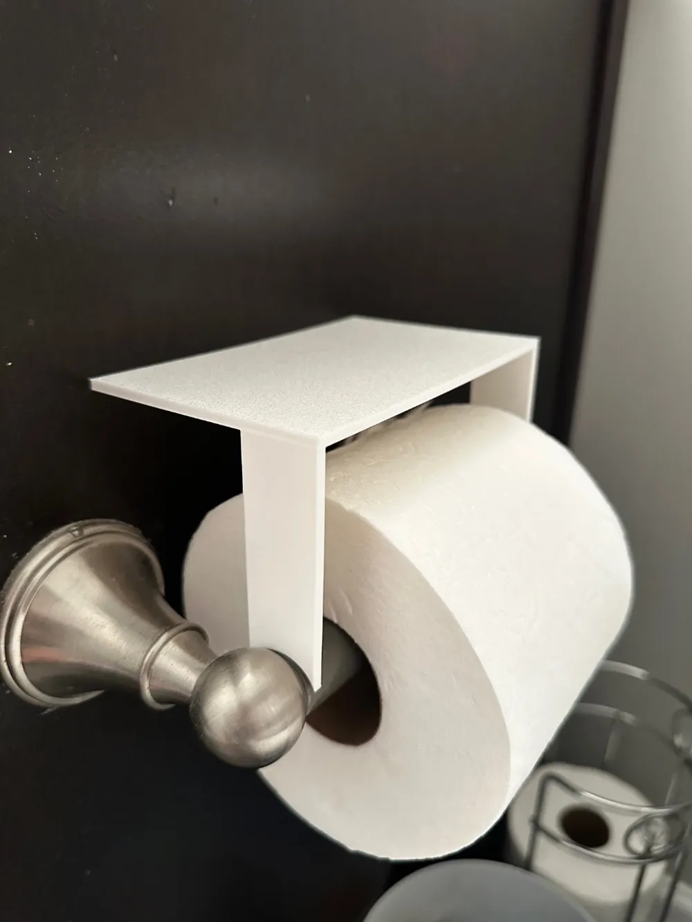 Toilet Paper Add-on Shelf by Brendon Shultz - MakerWorld