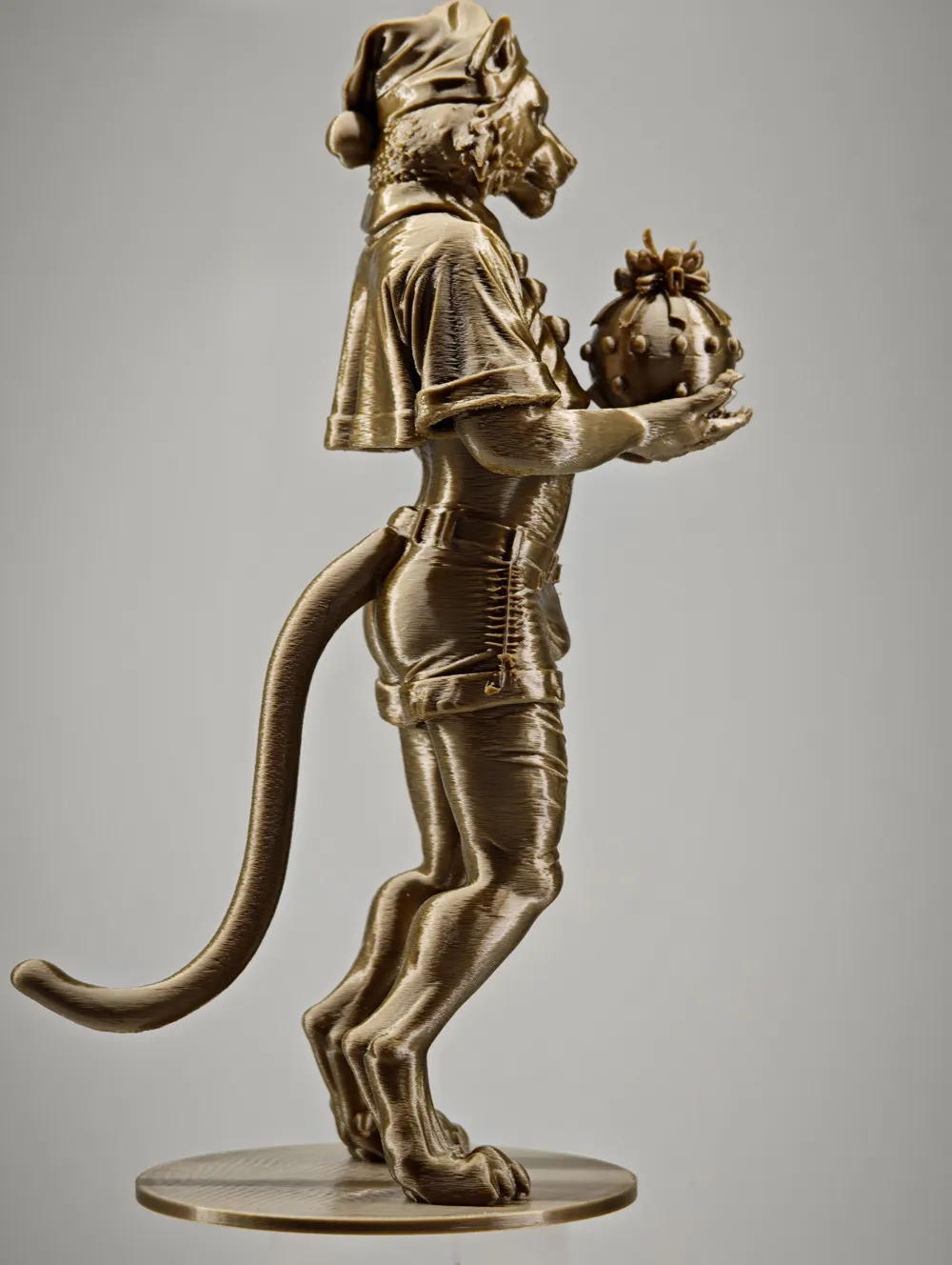 Xmas Tiger - Free 3D Print Model - MakerWorld