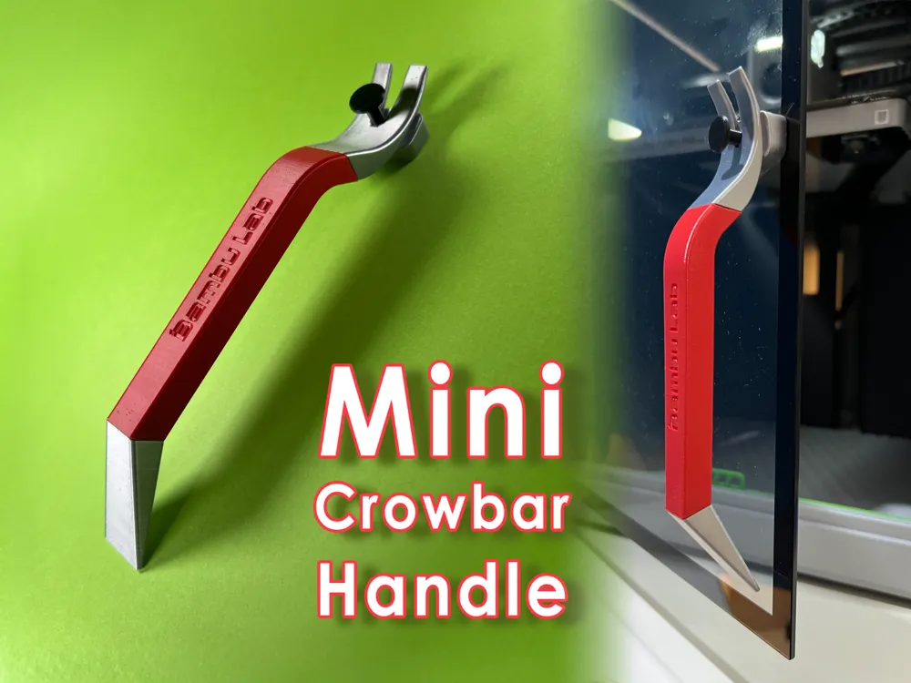 Mini Crowbar Handle - Free 3D Print Model - MakerWorld