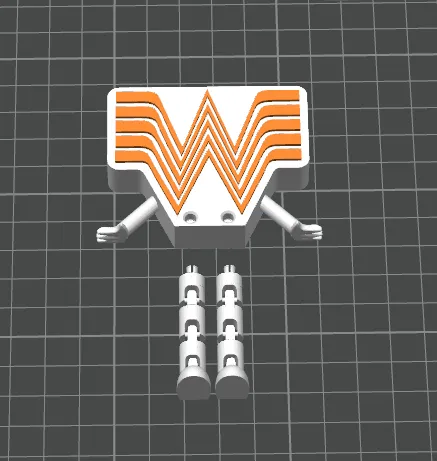 Whataburger Articulated Logo by Rolls MakerWorld: Download Free 3D Models