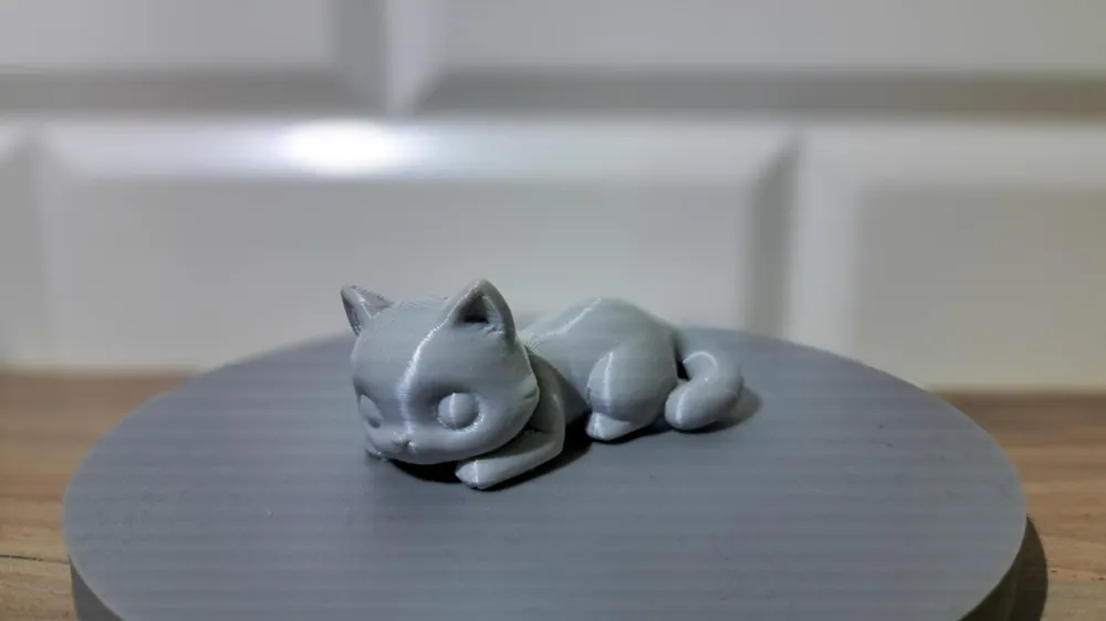 Little Cute Cat - print 30min - Free 3D Print Model - MakerWorld