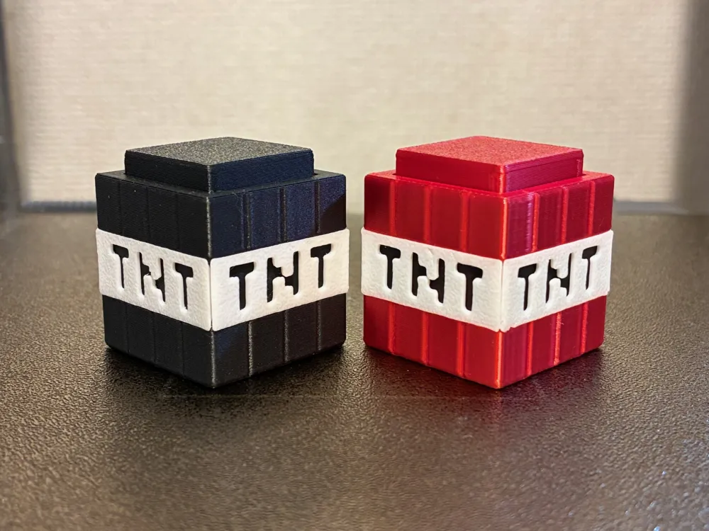 Minecraft TNT Clicker (Multi Color) - Free 3D Print Model - MakerWorld