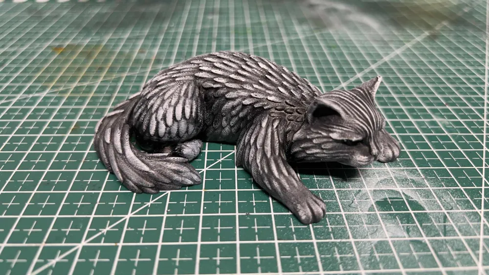 Sprawled Cat by Loligo MakerWorld: Download Free 3D Models