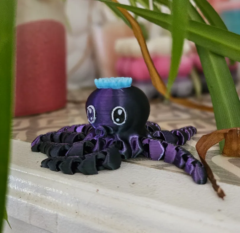 Flexi Spiky Octopus by Tommy Gun - MakerWorld