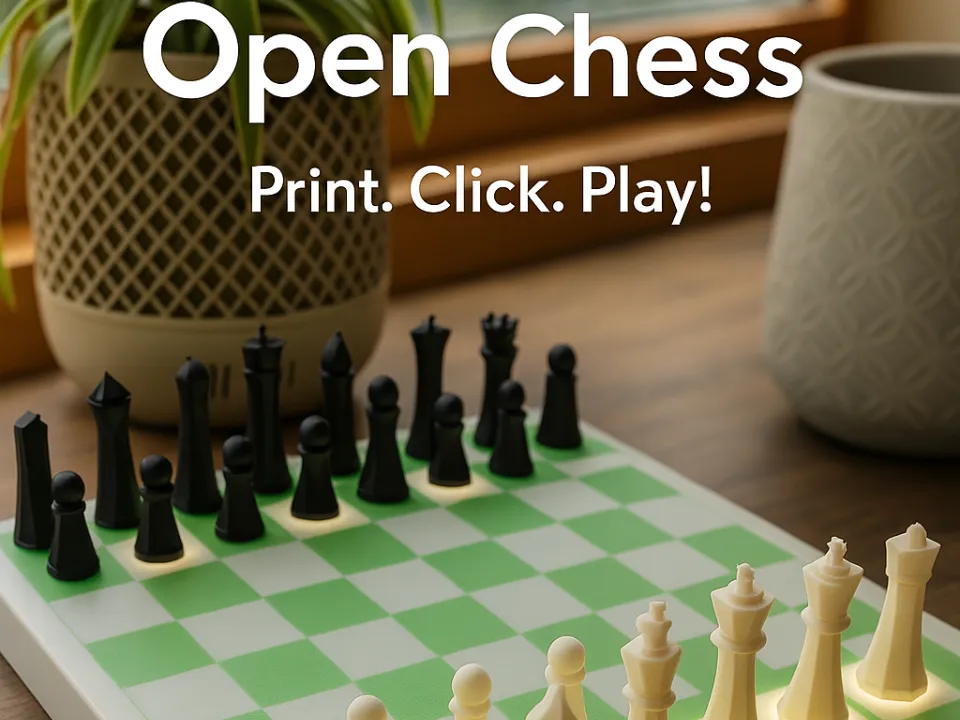 OpenChess - Smart Chess Board - Free 3D Print Model - MakerWorld