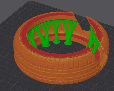 Tire phone stand - Bridgestone Potenza 6 car style - Free 3D Print ...