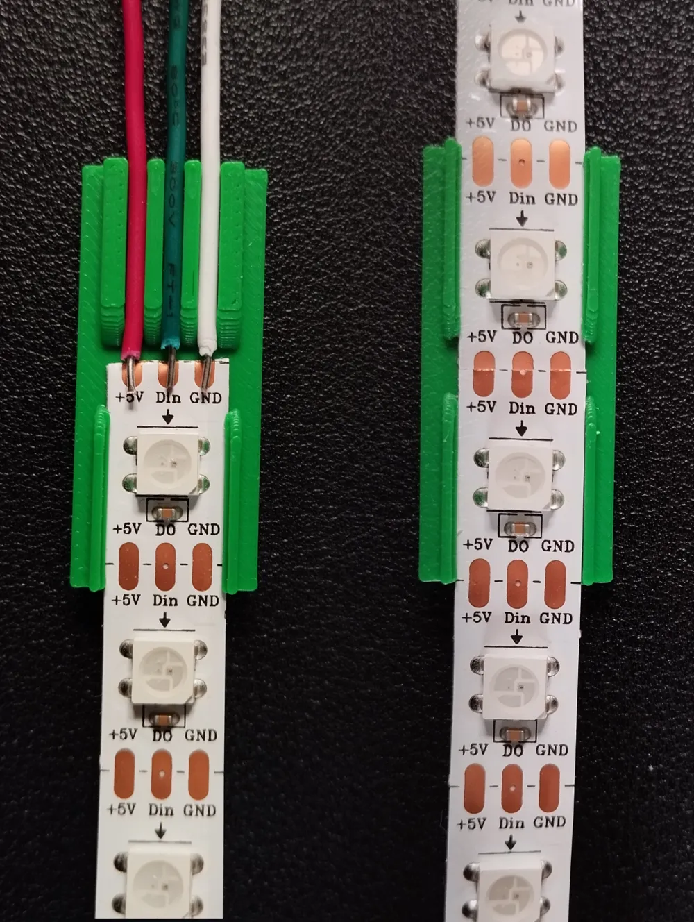 soldering jigs 10mm ledstrip 3 wires by karma - MakerWorld