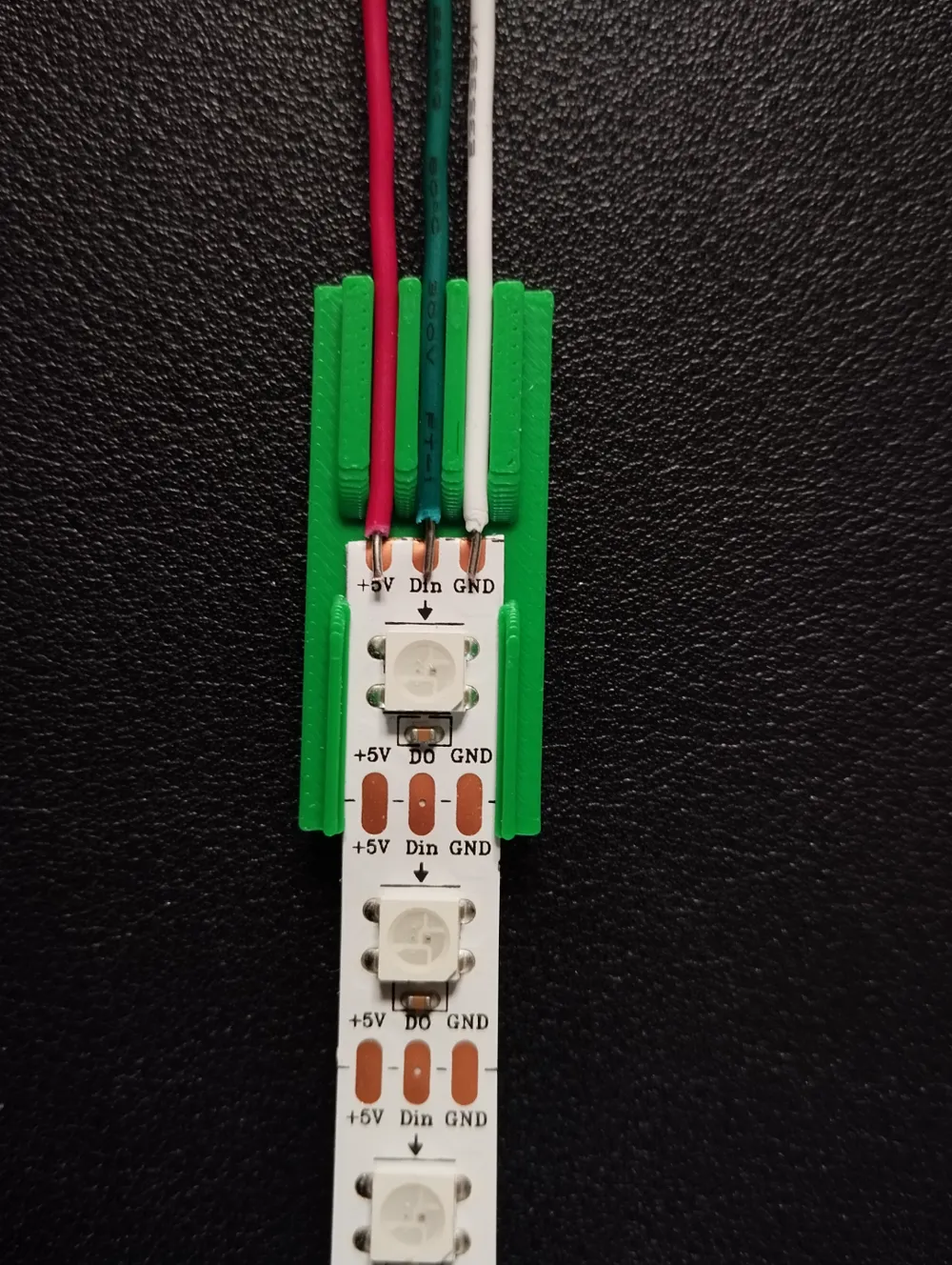 soldering jigs 10mm ledstrip 3 wires by karma - MakerWorld