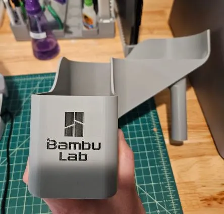 Bambu Lab Poop Bucket Filament Waste Bin X1 and X1 Carbon Remixed by Acheituno - MakerWorld