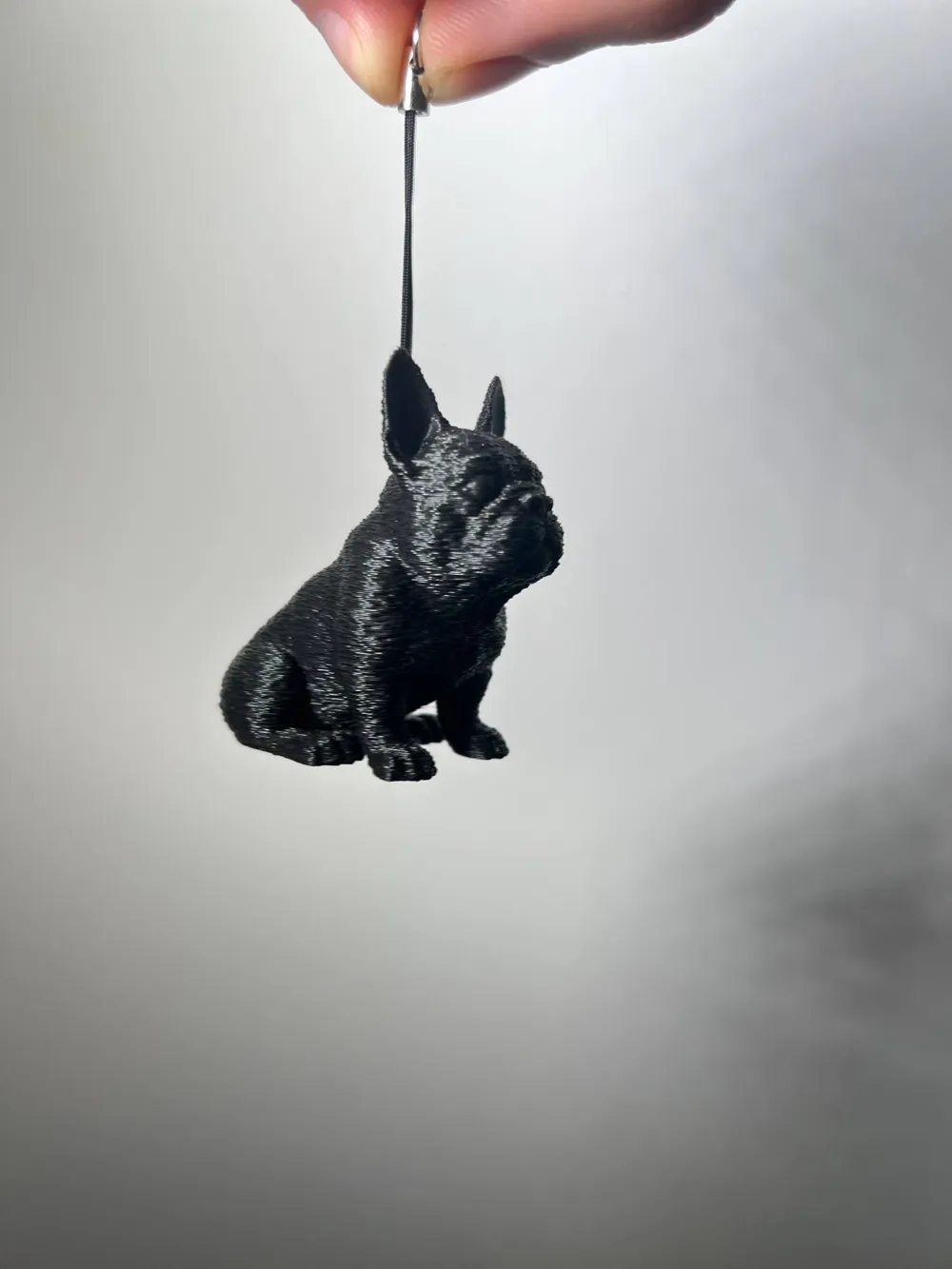 French Bulldog Keychain - Fuzzy (Commercial use)! - Free 3D Print Model ...