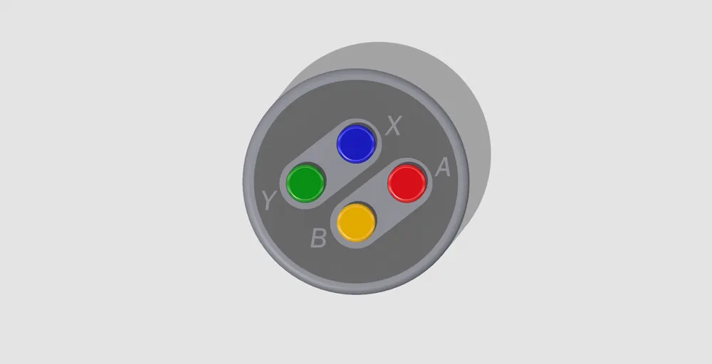 SNES controller keychain (nintendo gacha) by fkssb1MakerWorld: Download ...