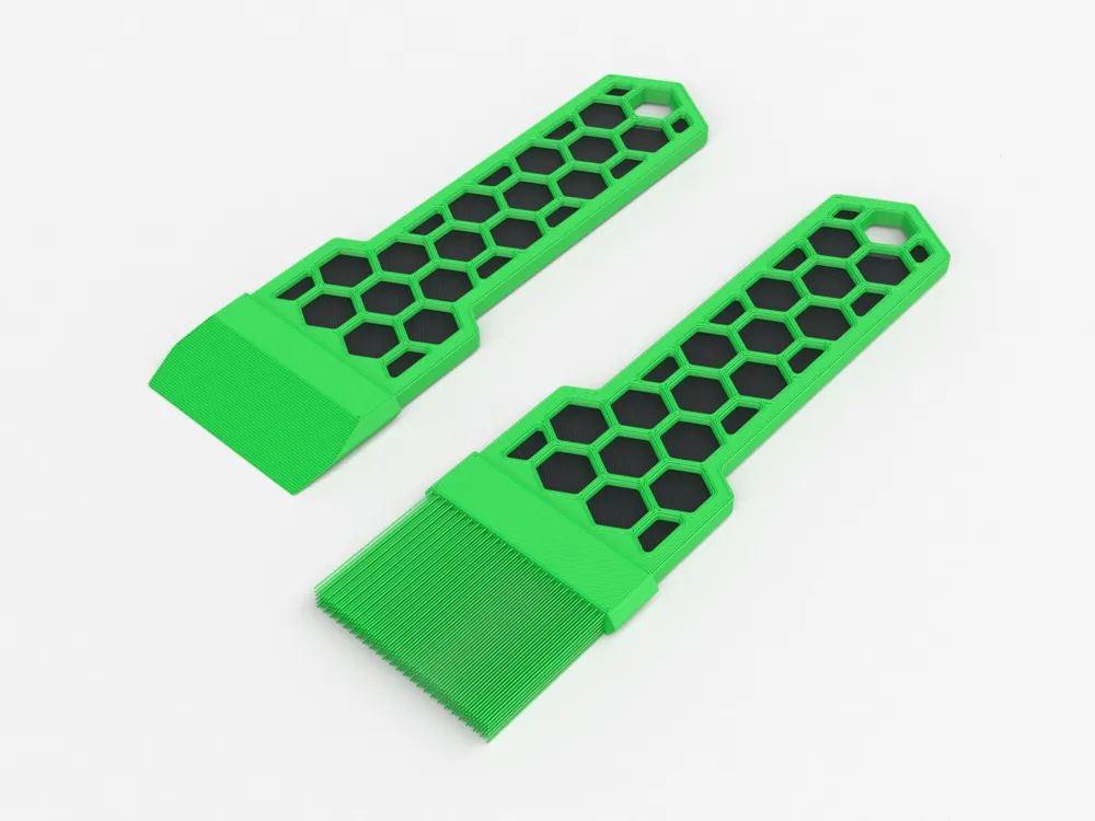 Hex scraper and brush by AK3D - MakerWorld