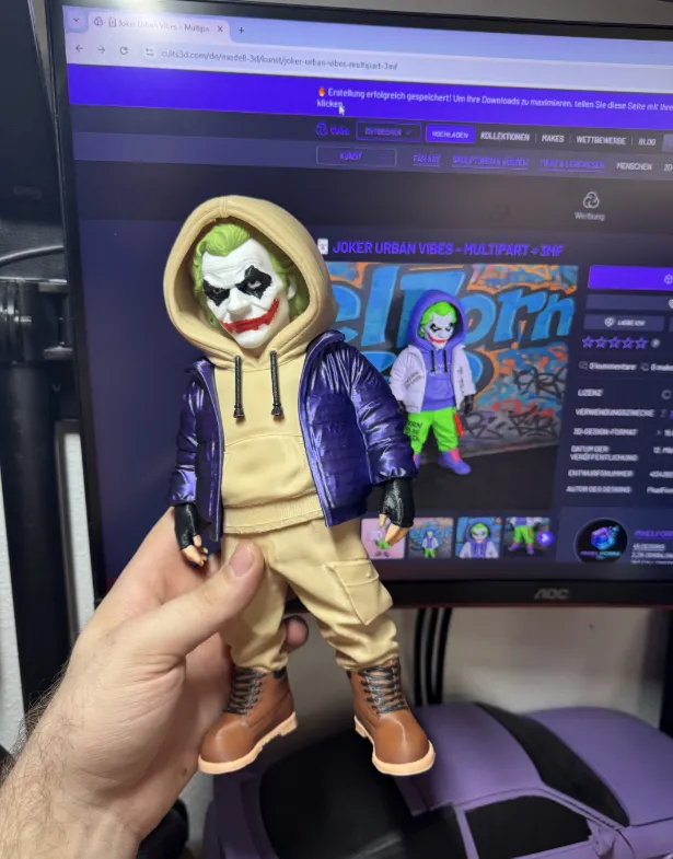 Joker Urban Vibes – Multipart + 3mf - Modelo de impresión 3D gratuito ...