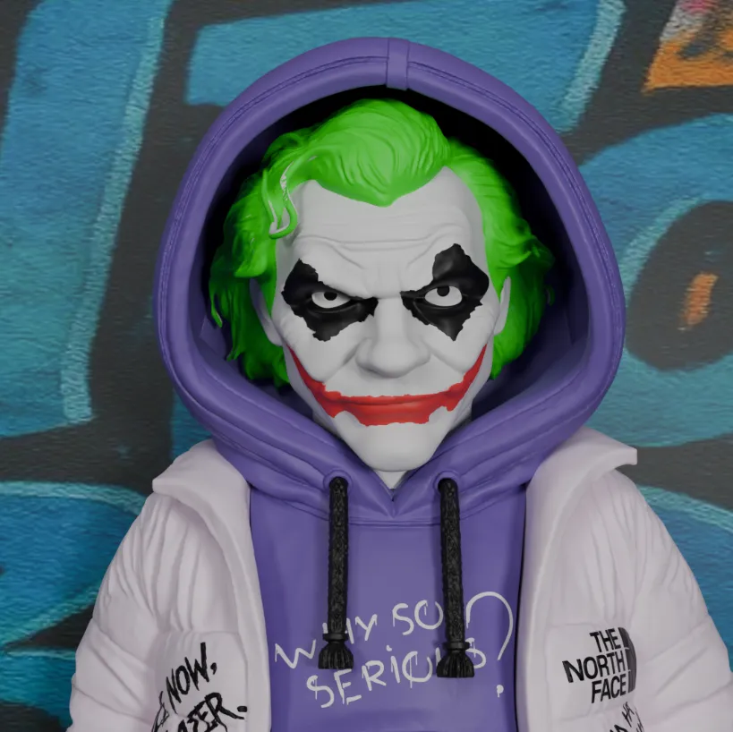 Joker Urban Vibes – Multipart + 3mf - Modelo de impresión 3D gratuito ...