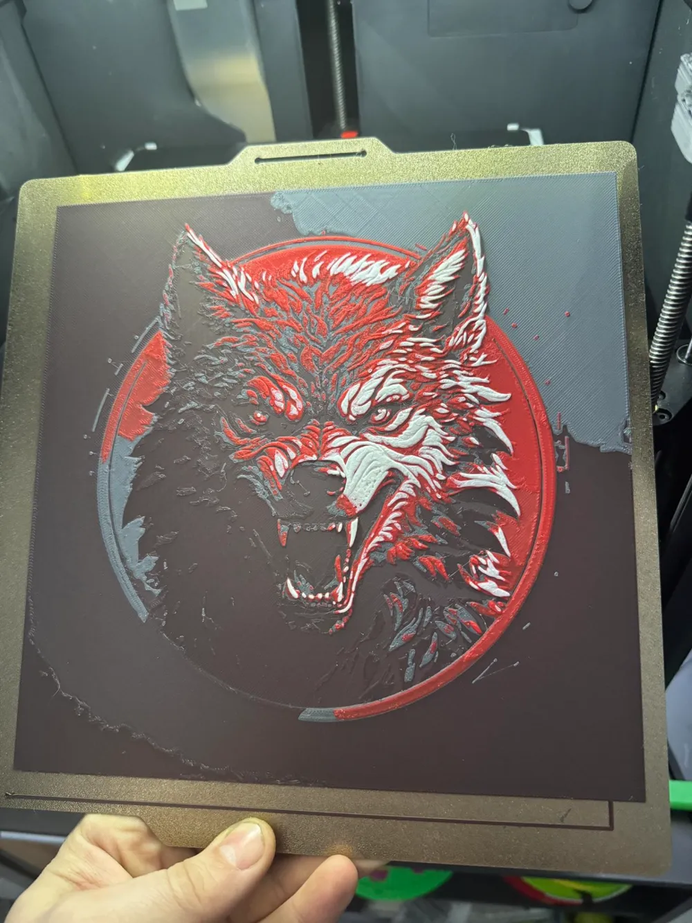 Wolf Head Two sides by Proper3dprints - MakerWorld