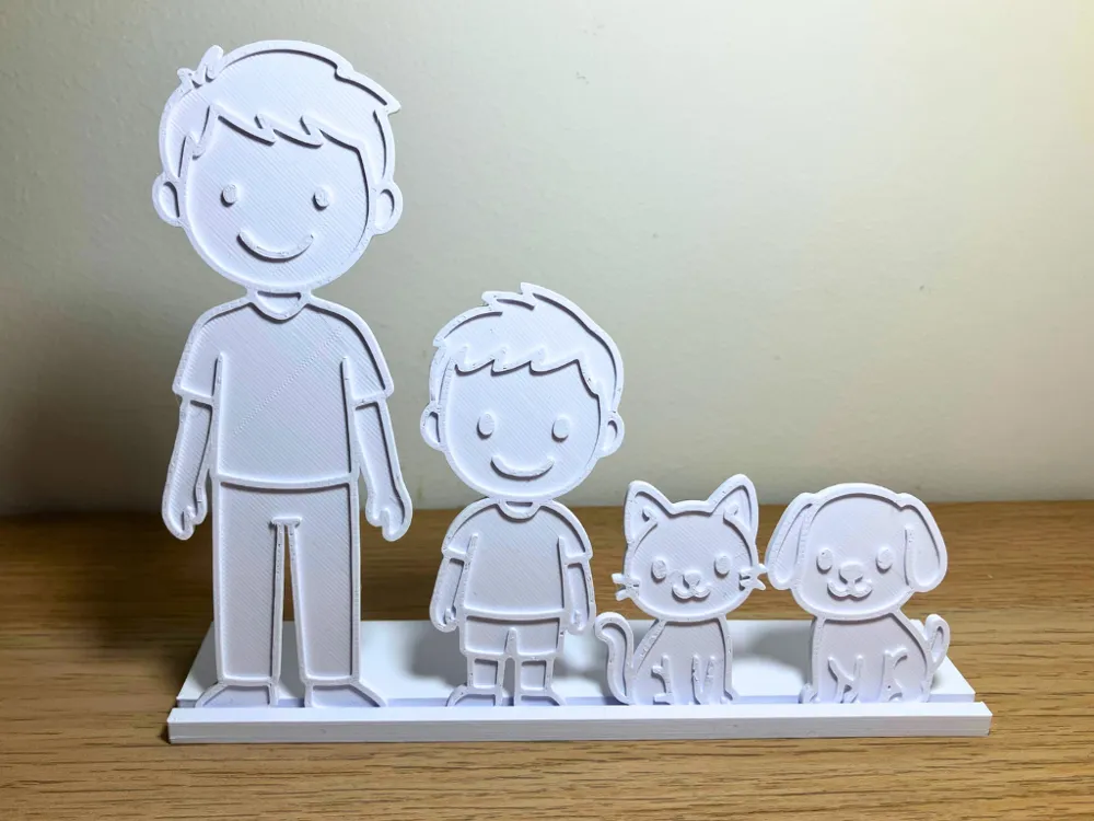 Crea tu propia familia – Set para colorear figuras paternas por A*i*m*e ...