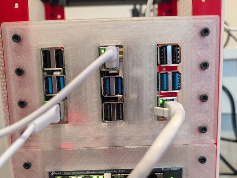 MicroLab Raspberry Pi 3X Cluster (2U) Remixed by pb_printer - MakerWorld