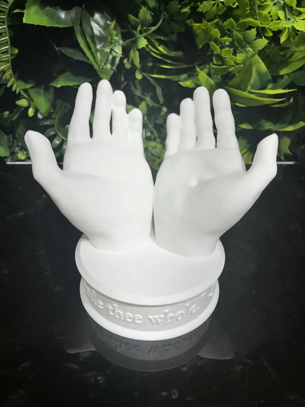 Hands from the Christus Statue (Customizable Base) - Free 3D Print ...