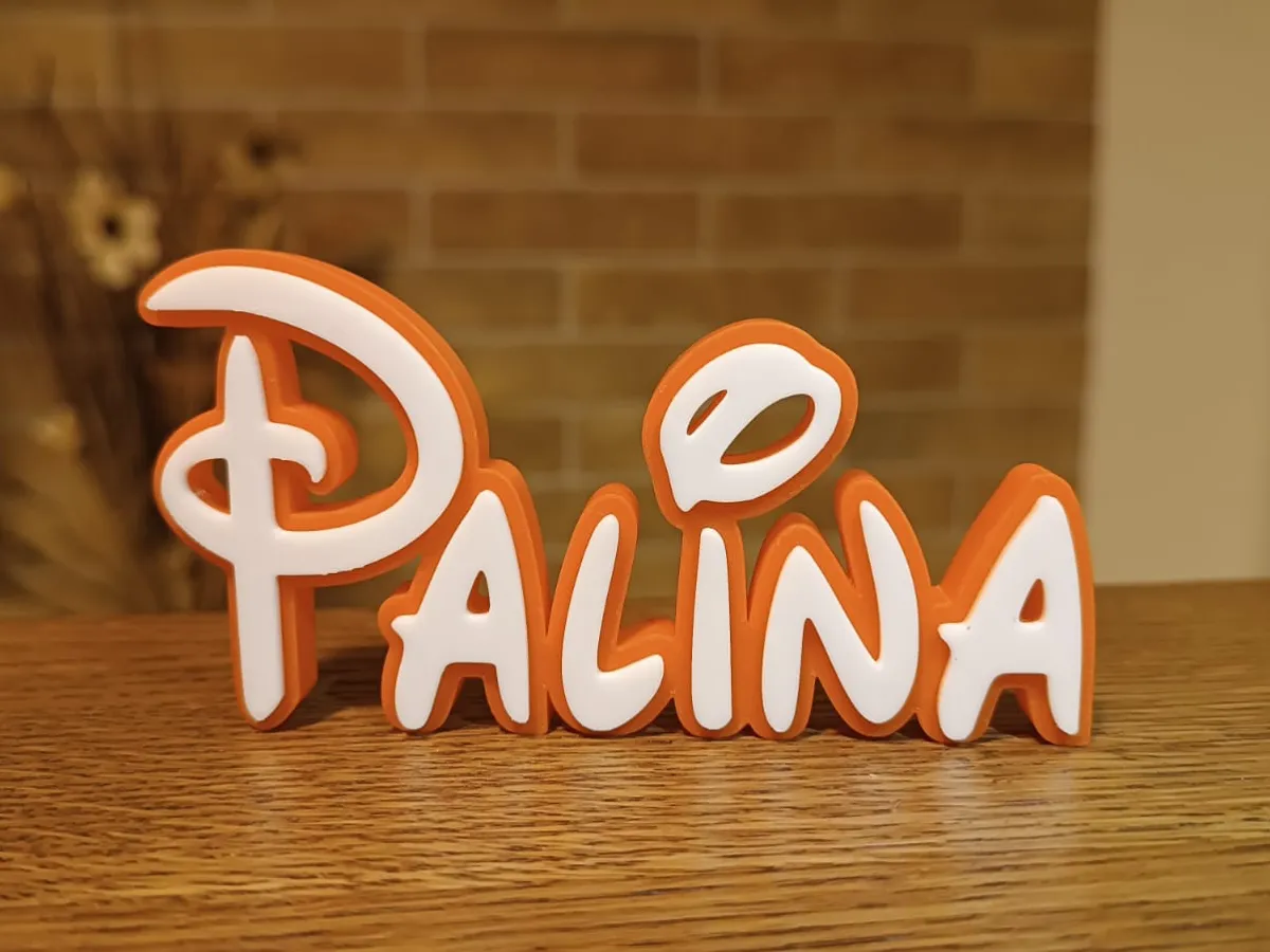 Palina Name Disney Tag - Free 3D Print Model - MakerWorld