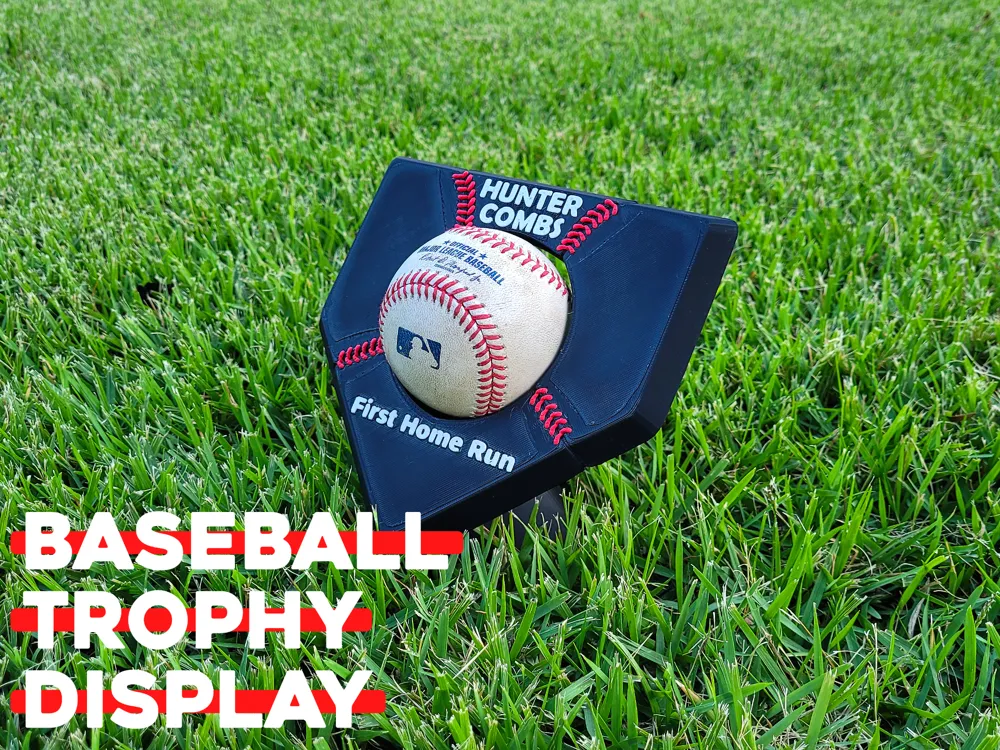 Baseball Trophy Display by AuxArc MakerWorld: Download Free 3D Models