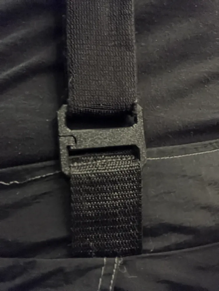 Strap loop buckle for ski snowboard suspenders - Free 3D Print Model ...