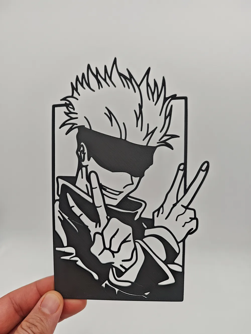 Jujutsu Kaisen Satoru Gojo Wall Art - Free 3D Print Model - MakerWorld