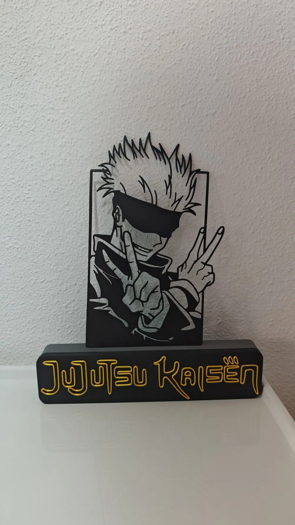Jujutsu Kaisen Satoru Gojo Wall Art - Free 3D Print Model - MakerWorld