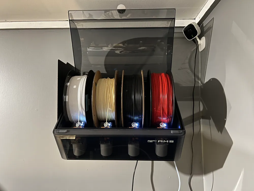 Wall mount for AMS/AMS 2 with/without plate holder by Spetz3D ...