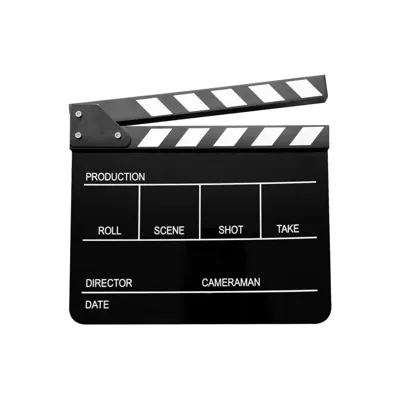 Clapperboard with Black & White Stripe for Film - Free 3D Print Model ...