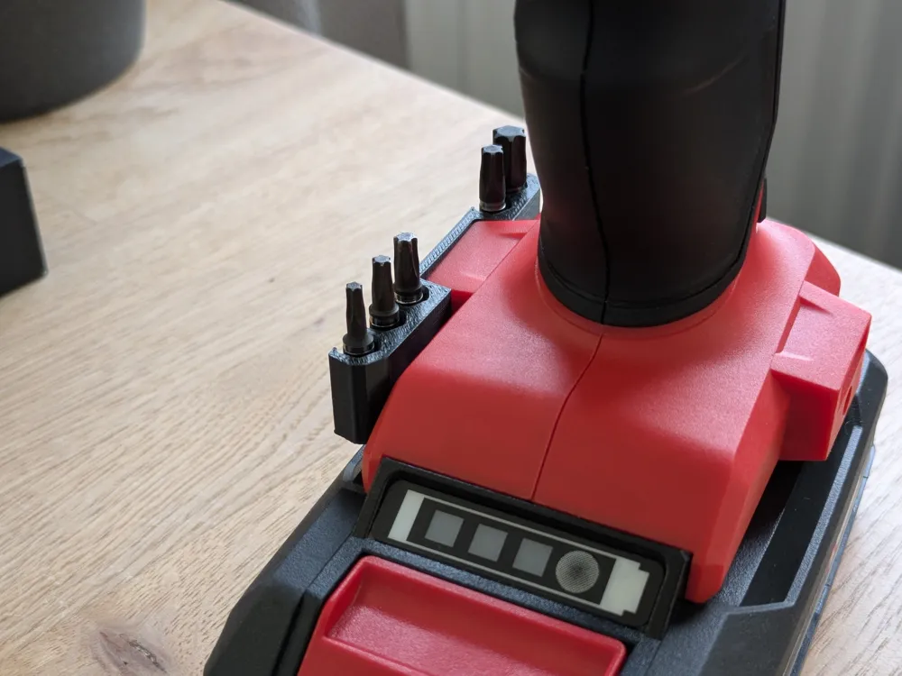 Bit holder for Einhell drill or impact driver - Free 3D Print Model ...