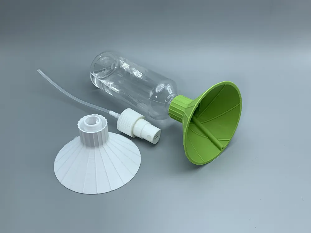 Spray Bottle Funnel (with Air Holes) by MsMakerWorld: Download Free 3D ...